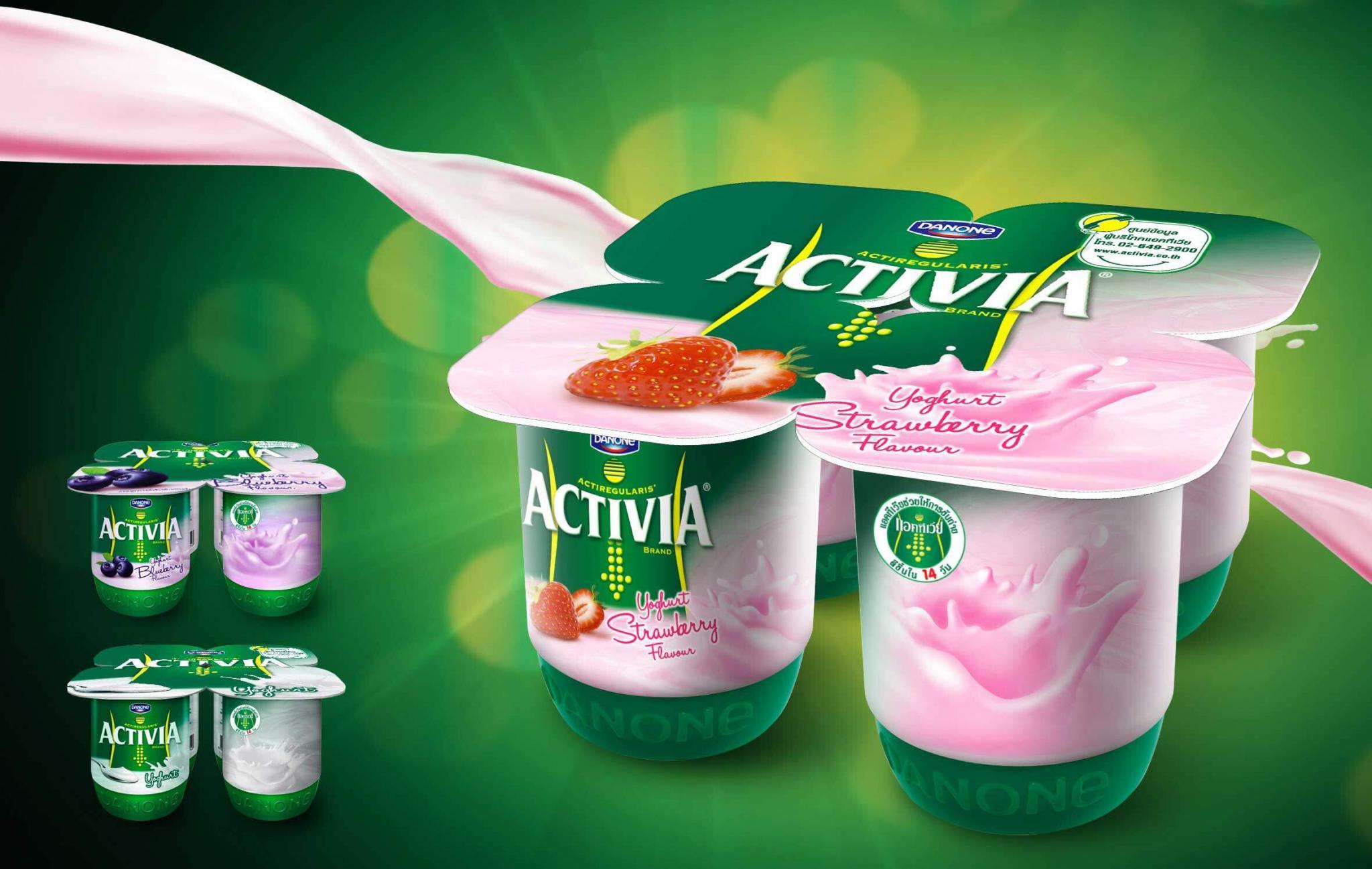 Activia : Cup Yogurt Packaging - strategic design agency