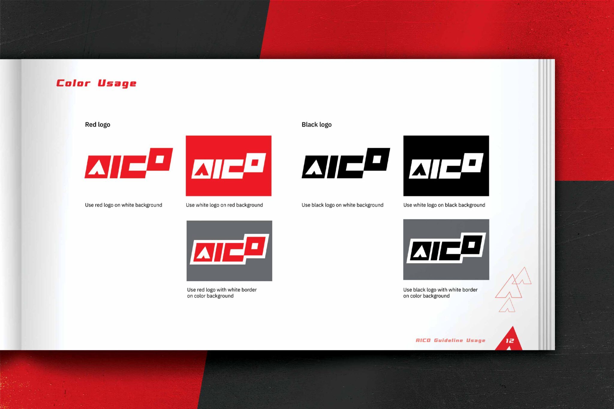 AICO : CI Guideline Usage - strategic design agency