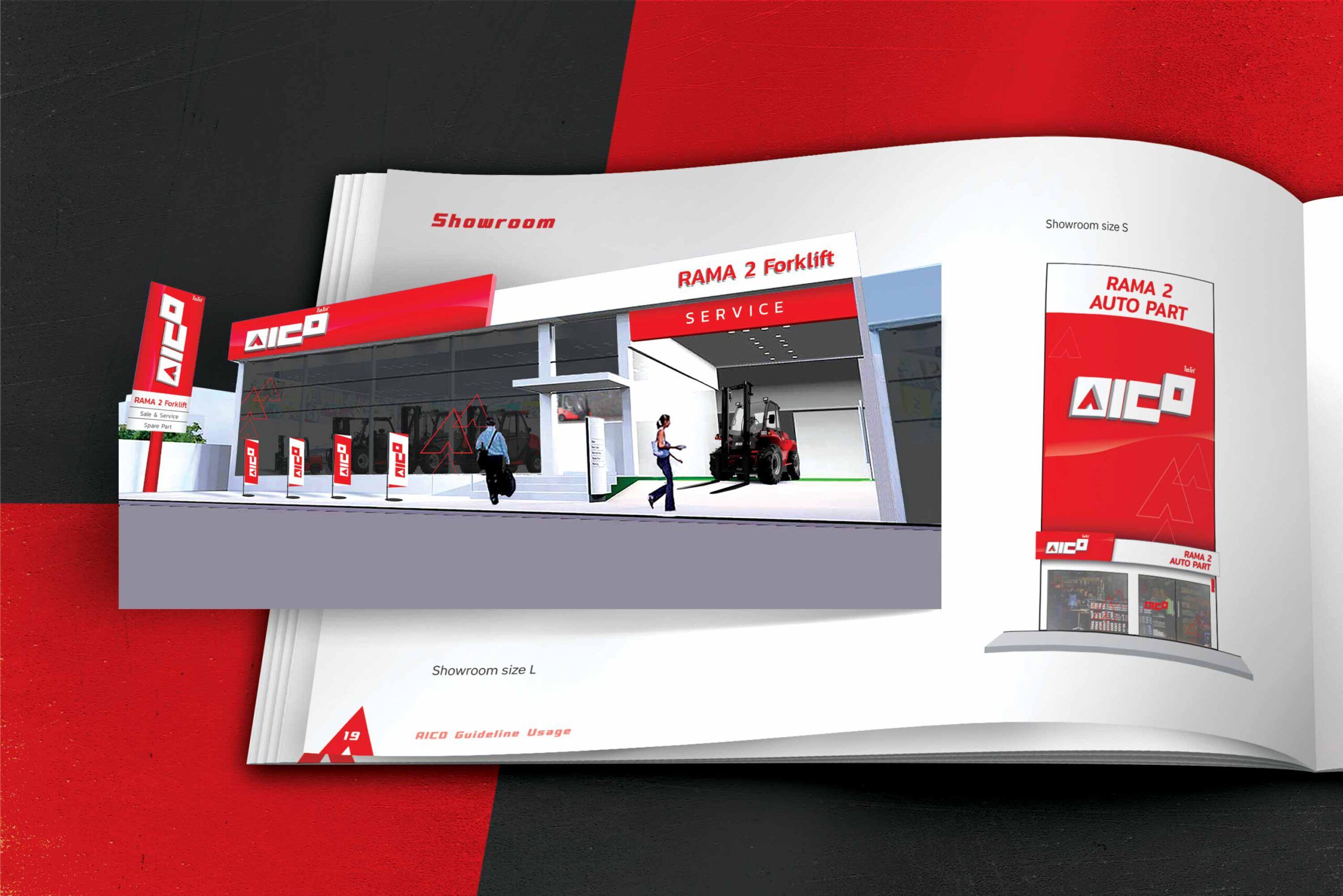 AICO : CI Guideline Usage - strategic design agency