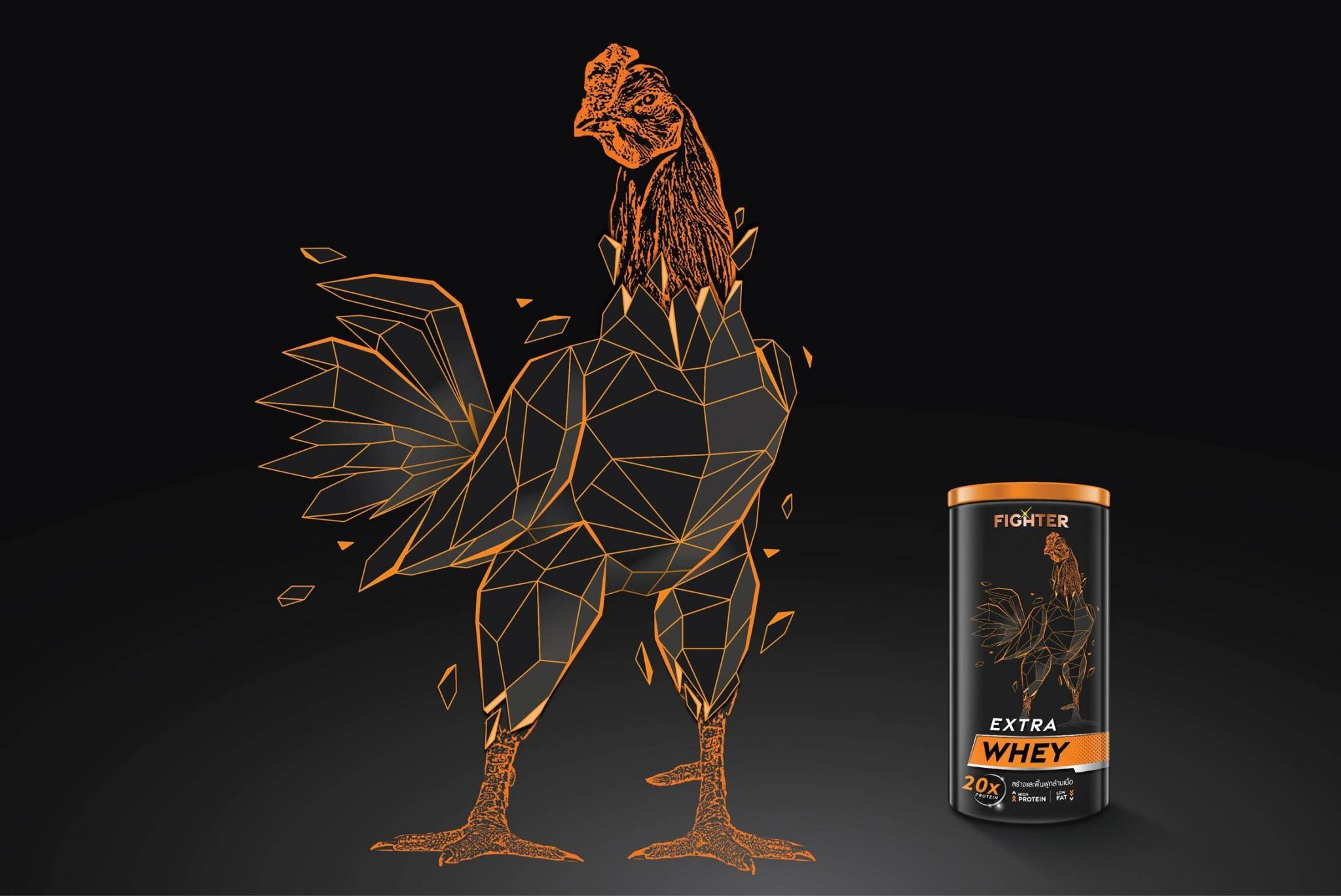 Fighter : Gamecock Food Supplement Packaging & Branding Design Concept ...