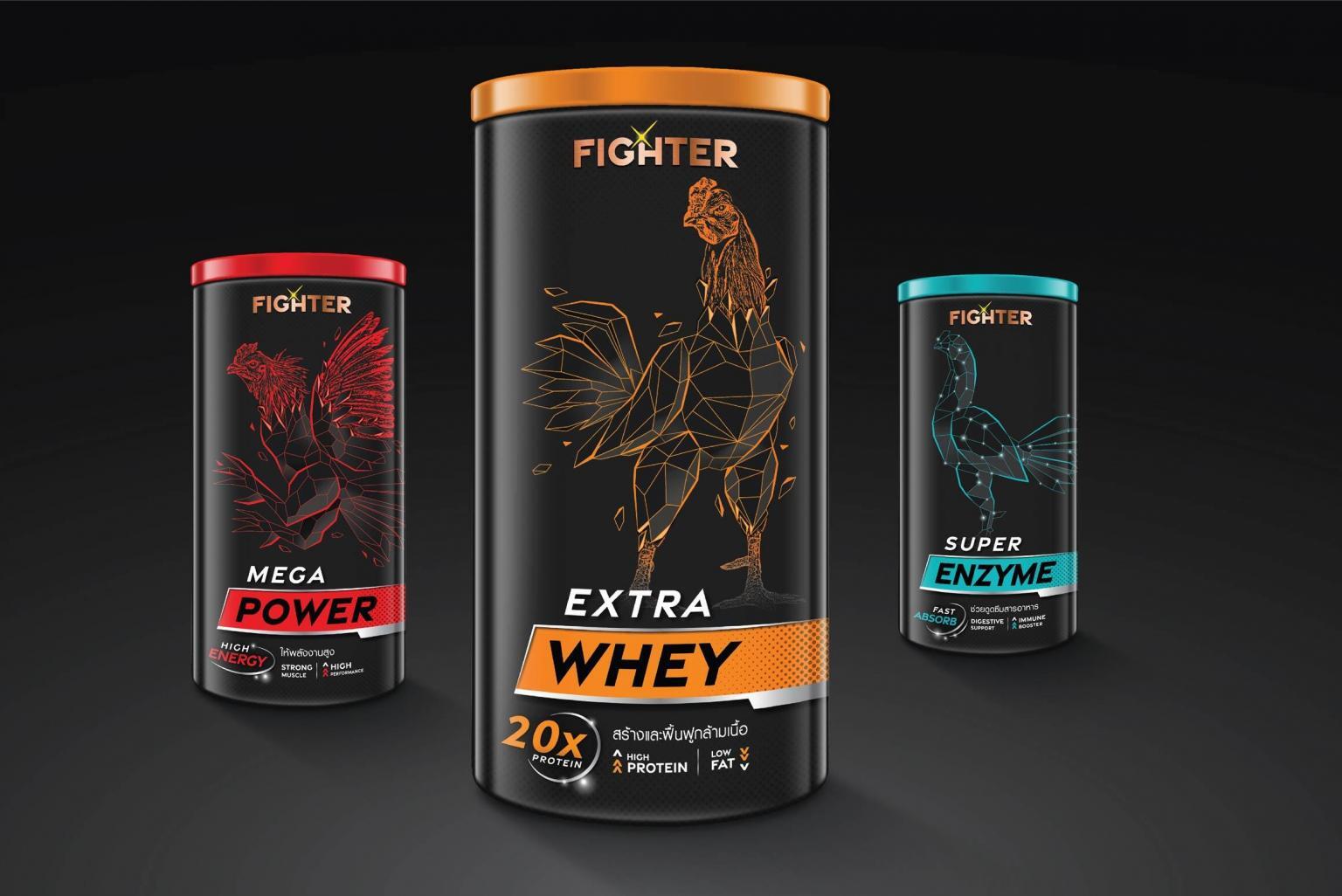 Fighter : Gamecock Food Supplement Packaging & Branding Design Concept ...
