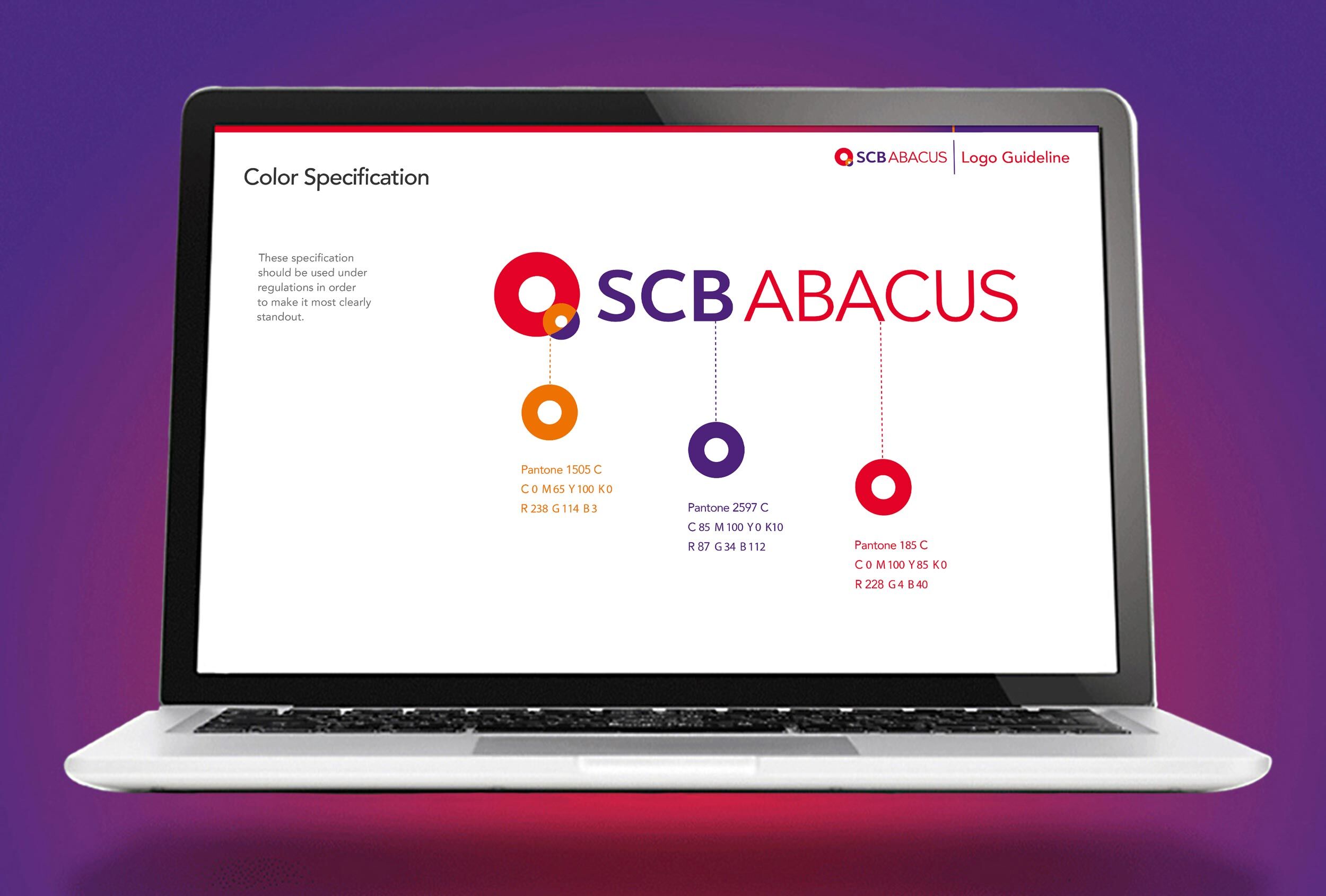SCB Abacus : CI Guideline Usage - strategic design agency