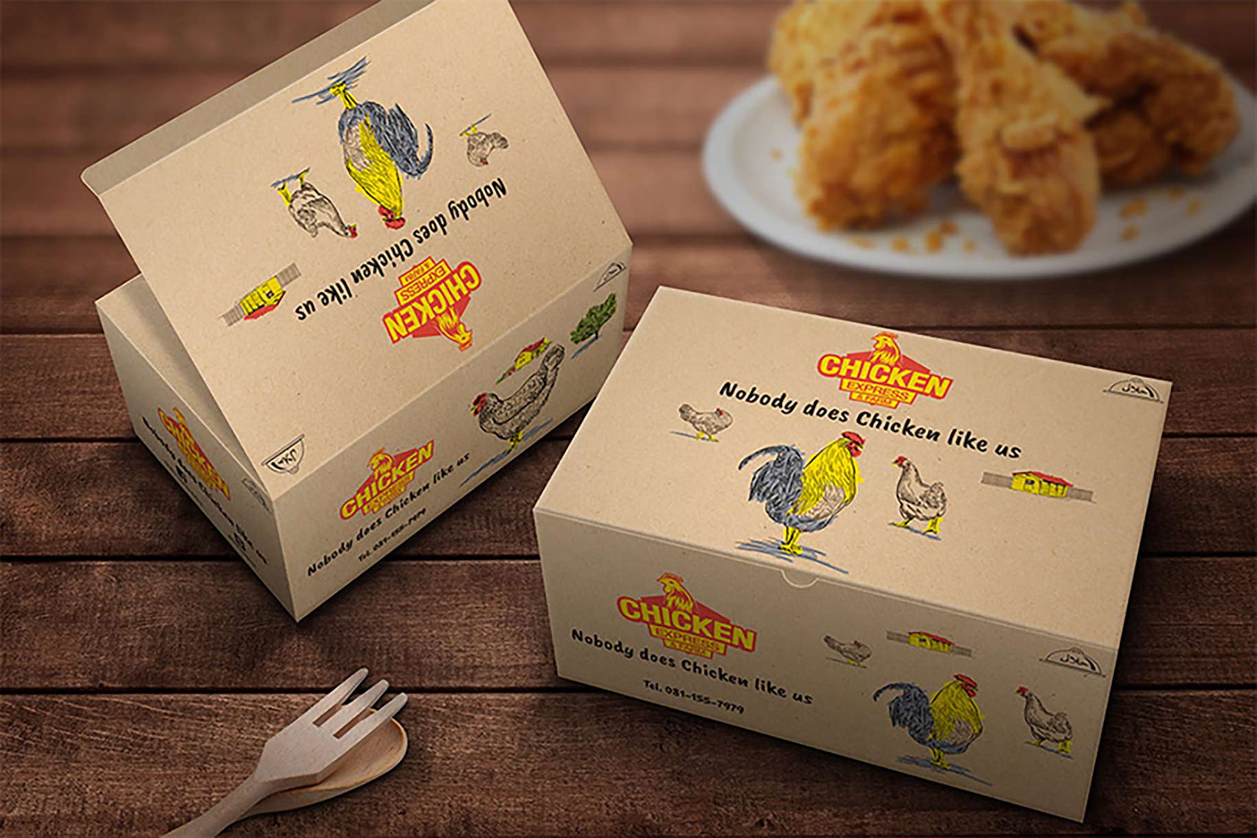 Chicken Express and Farm : Shop's Communication - strategic design agency