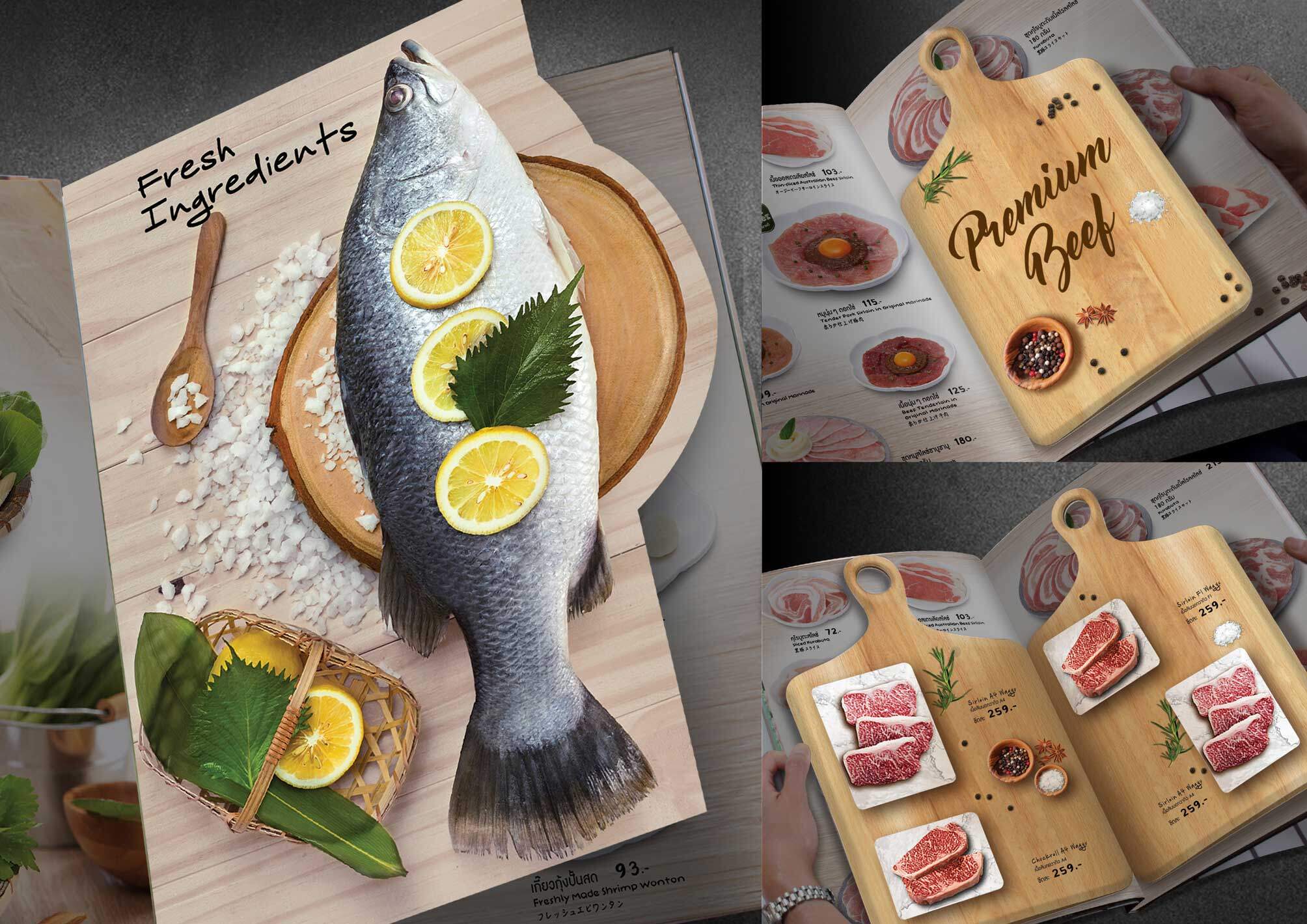 MK Live Menu : Print media - strategic design agency