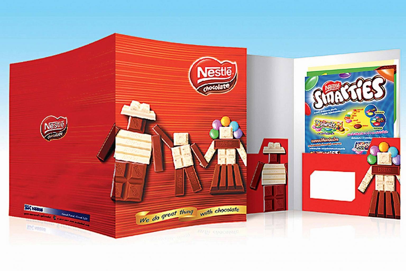 Nestle : Print media - strategic design agency