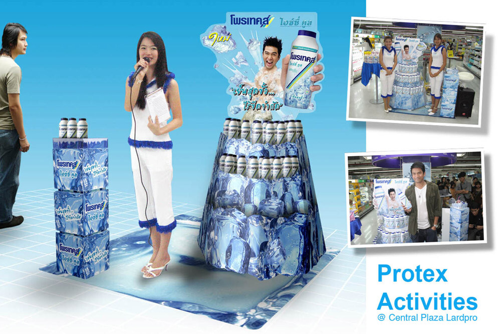 Protex Icy Cool : Booth - strategic design agency