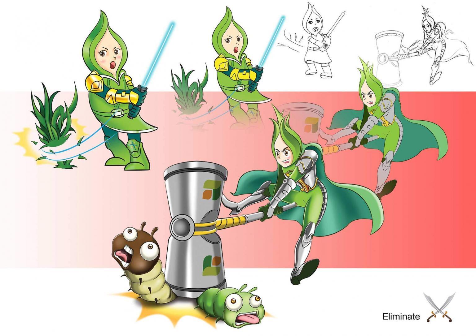 Syngenta rice : Illustrations - strategic design agency