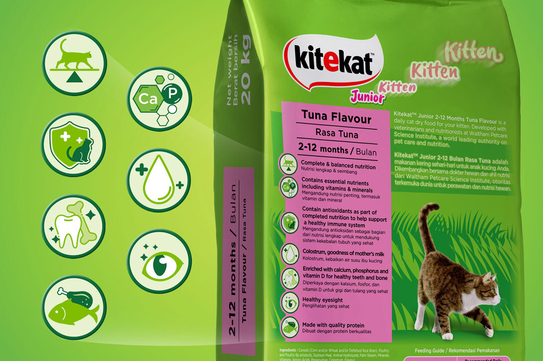 Kitekat : Packaging Design - strategic design agency