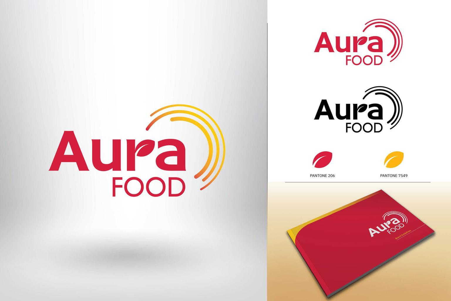 Aura Food : Branding design & Brand Guidelines - strategic design agency