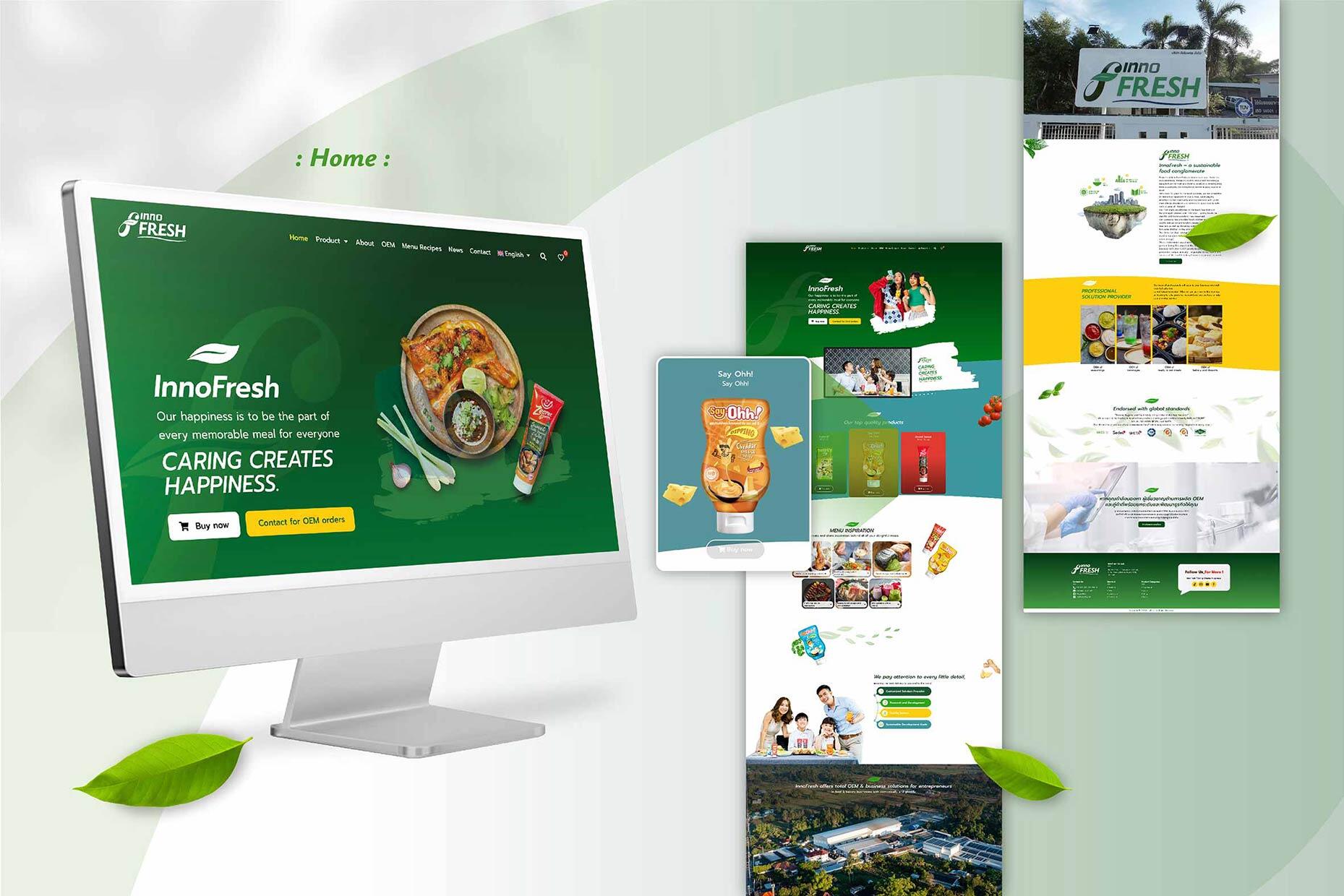 Innofresh : Web Design Project - strategic design agency