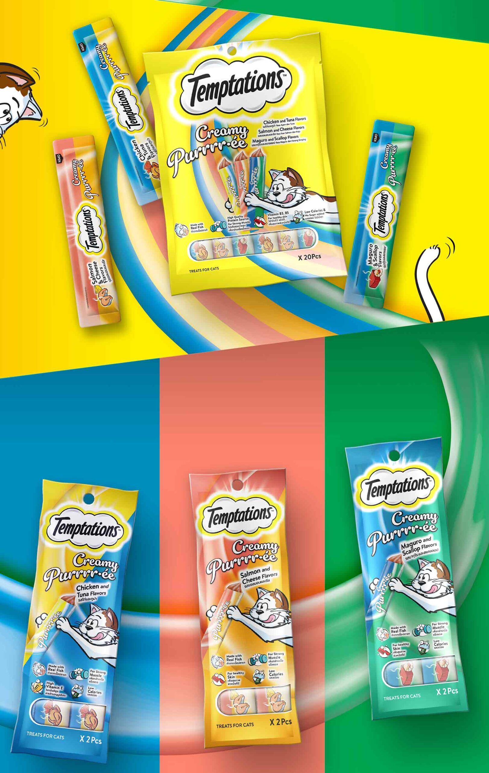 Temptations-Creamy Puree : Packaging Design Project