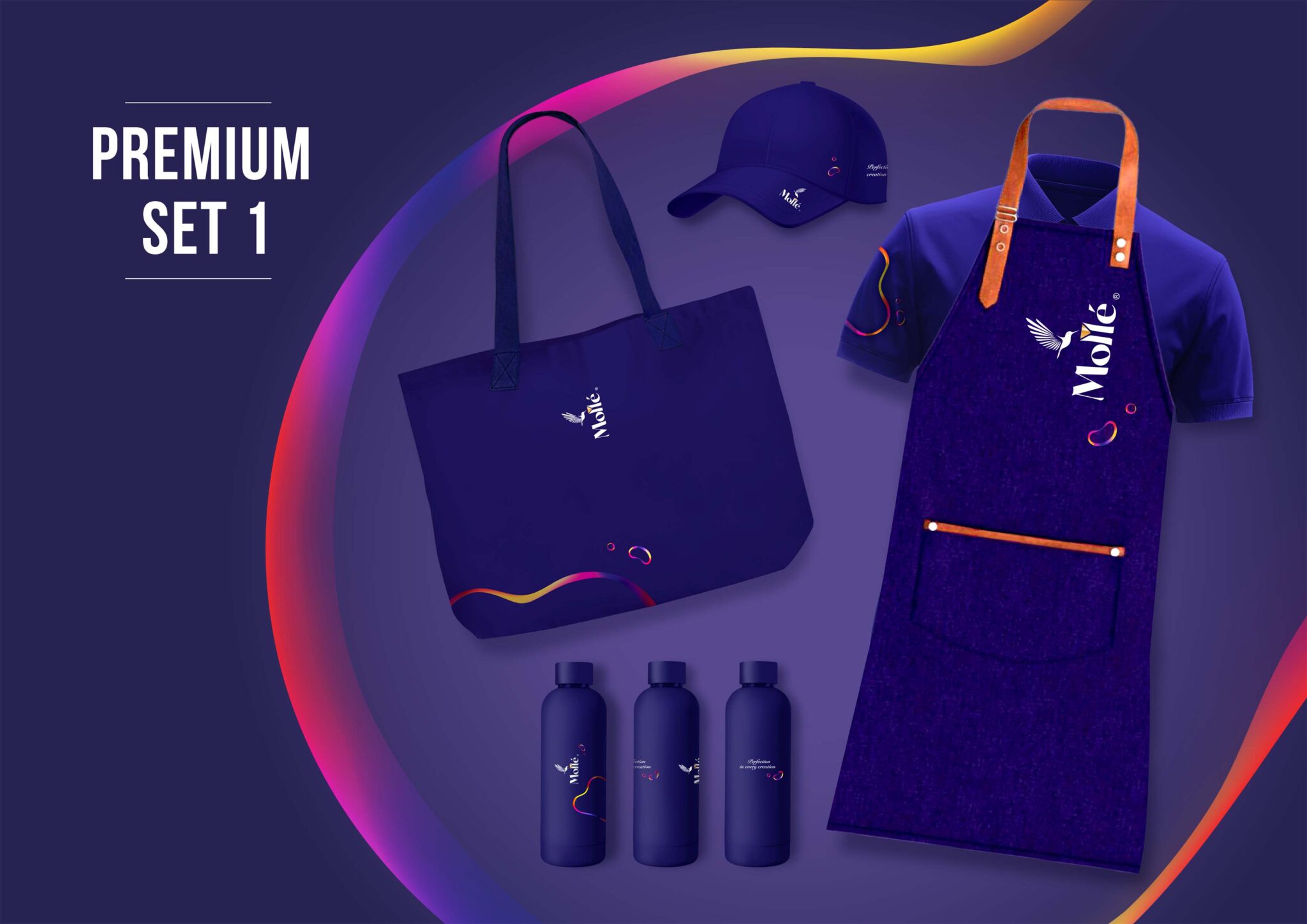 Molle – Flavoured Syrup : Merchandise design - strategic design agency