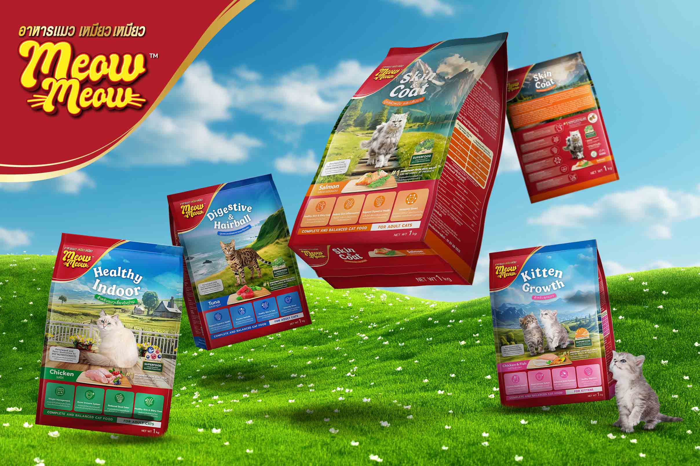 Meow Meow - Cat Food : Packaging Design Project - strategic design agency